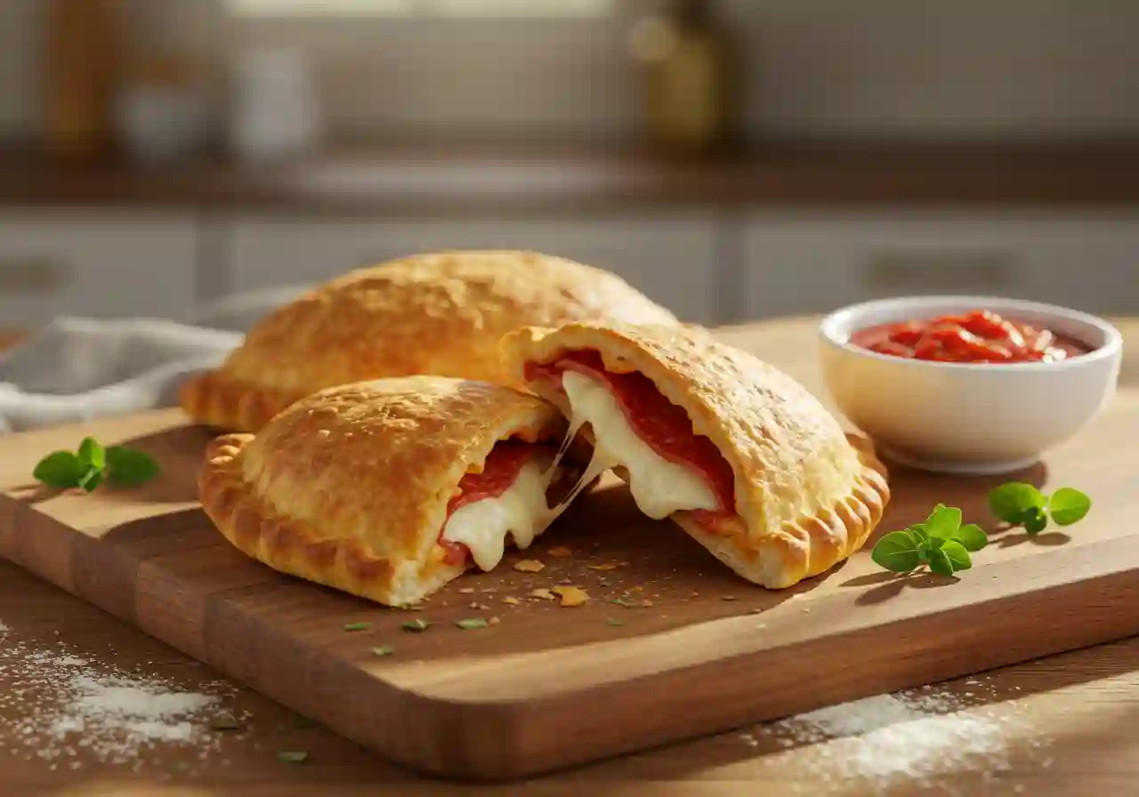 Easy Cheesy Homemade Pizza Pockets - My Grandma's Pie