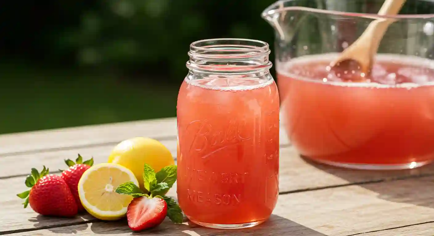 Easy Strawberry Lemonade Moonshine Recipe