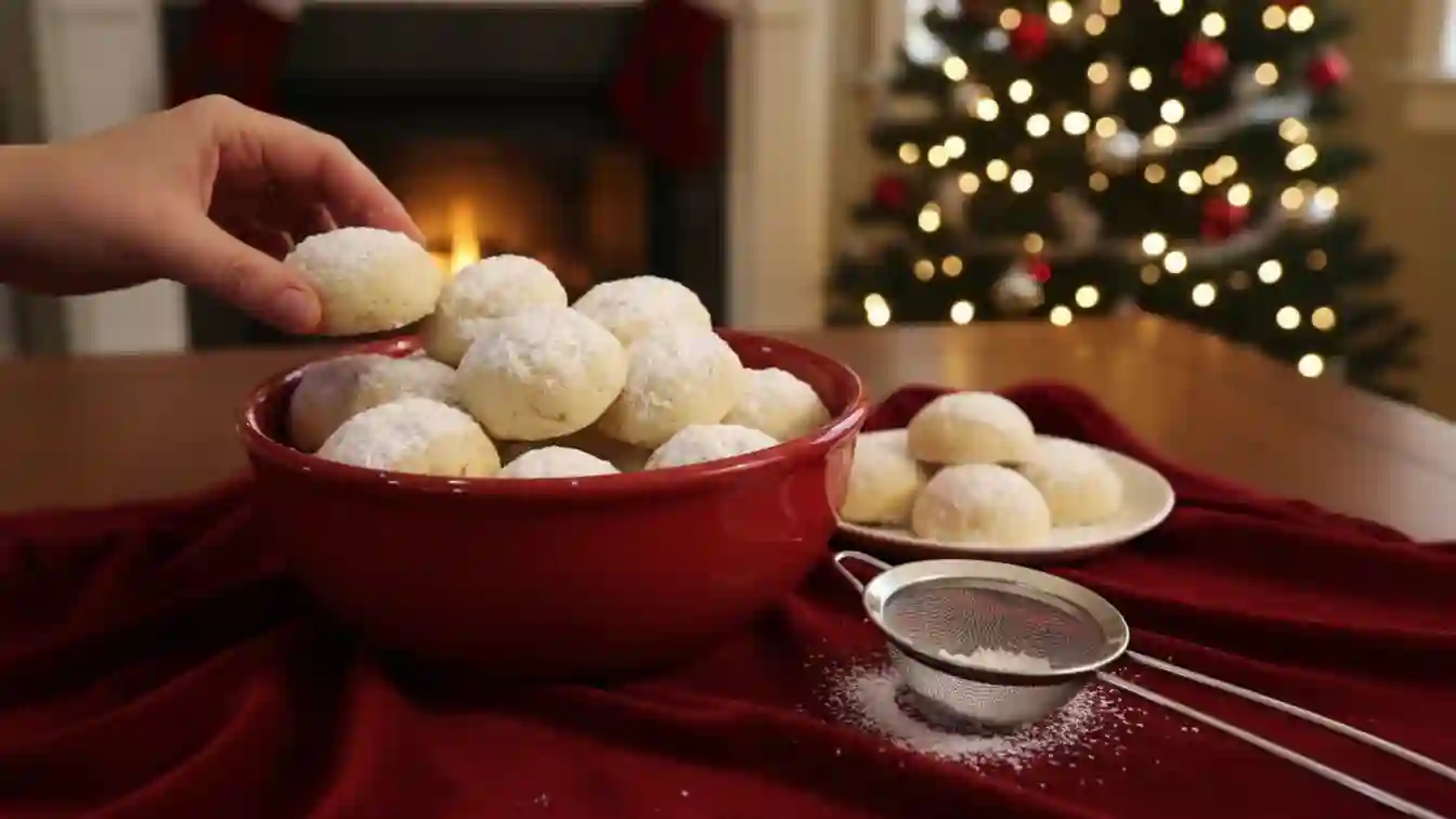 Snowball Cookies Recipe - My Grandma's Pie