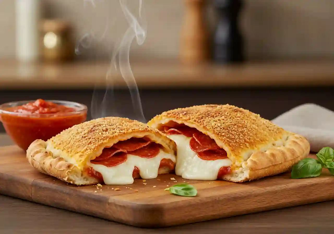 Potato and Salami Calzones Recipe - My Grandma's Pie