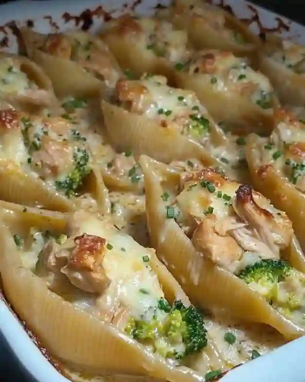 Creamy Cajun Chicken Stuffed Shells - My Grandma's Pie