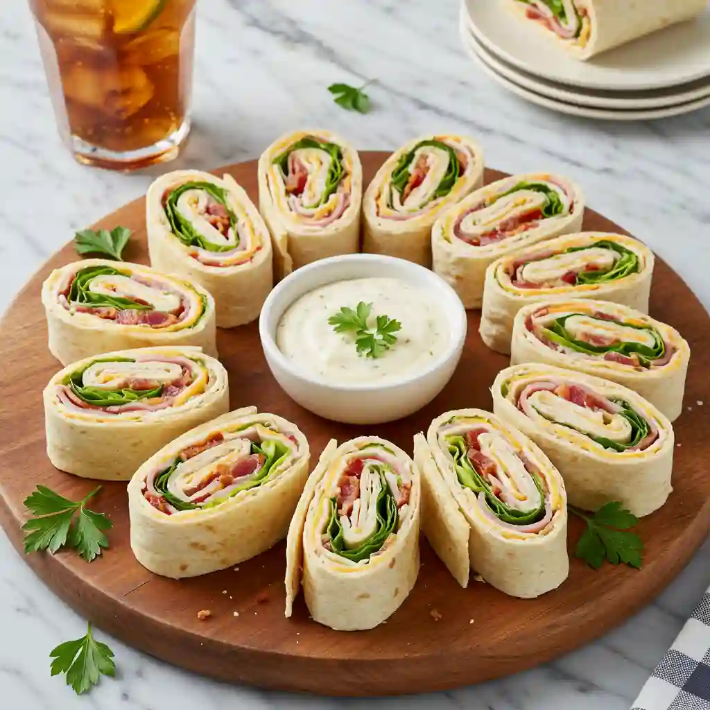 High Roller Pinwheel Sandwiches - My Grandma's Pie