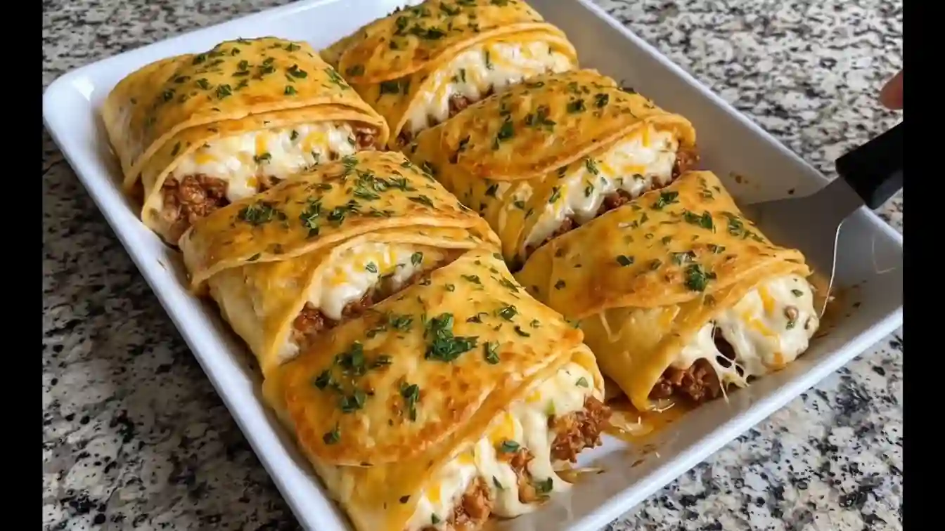 Cheeseburger Crescent Parcels Recipe - My Grandma's Pie