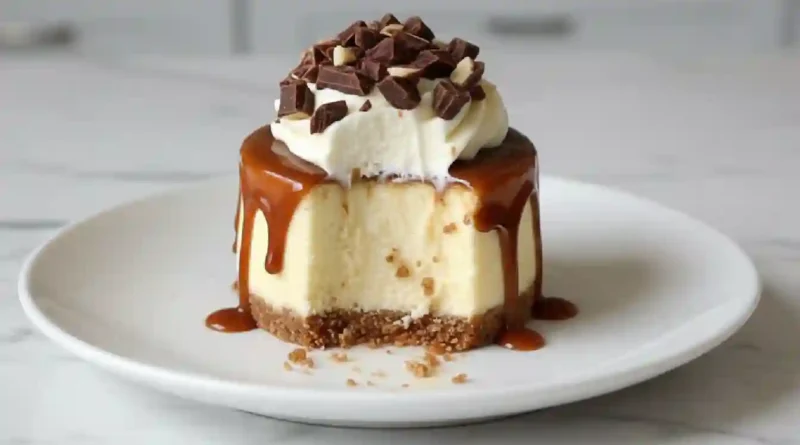 No Bake Turtle Mini Cheesecakes - My Grandma's Pie