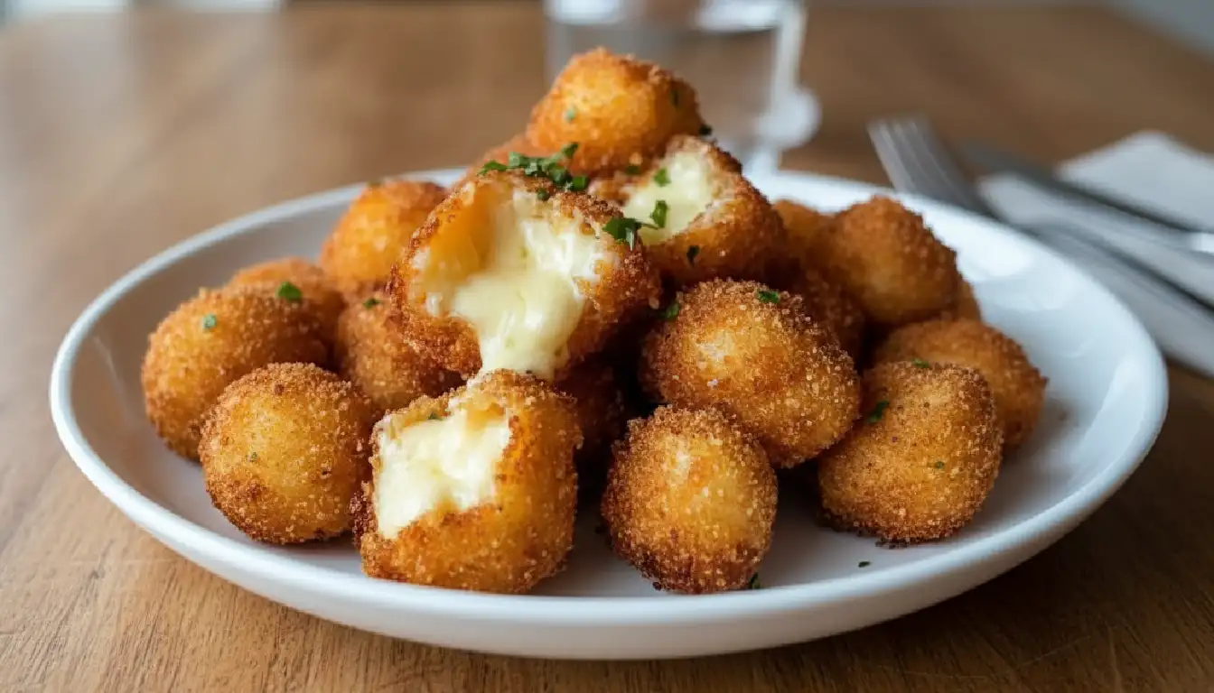 Easy Fried Mozzarella Cheese Bites Recipe - My Grandma's Pie